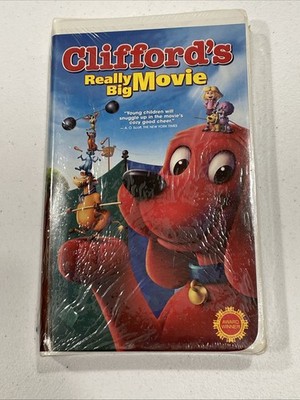 Clifford’s Really Big Movie VHS NEW Sealed 2004 Rare Kids Cartoon John ...
