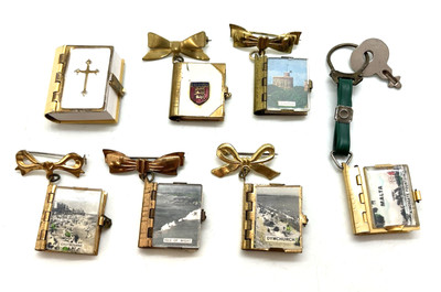 Vintage Souvenir Book Brooches Bundle Pull Out Photos Collectable ...