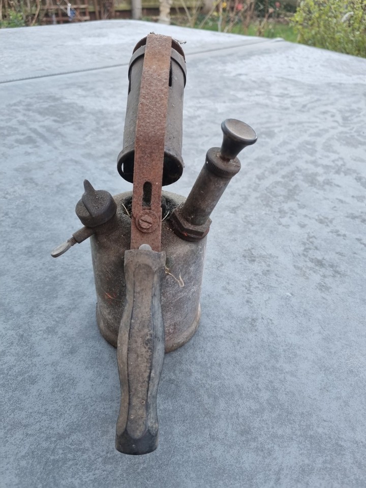 Vintage Brass Taymax paraffin Blow Torch Blow Lamp. Barn find. Patina ...