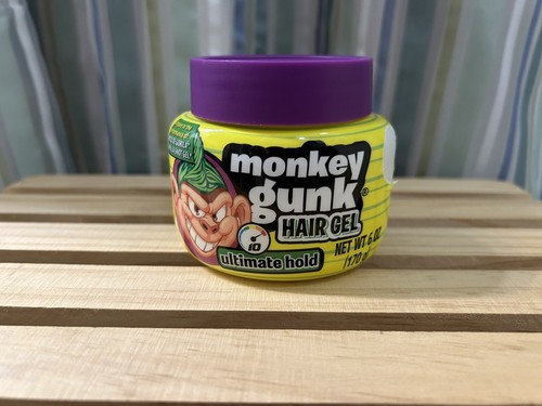 MONKEY GUNK HAIR GEL ULTIMATE HOLD 6 OZ New Sealed | eBay