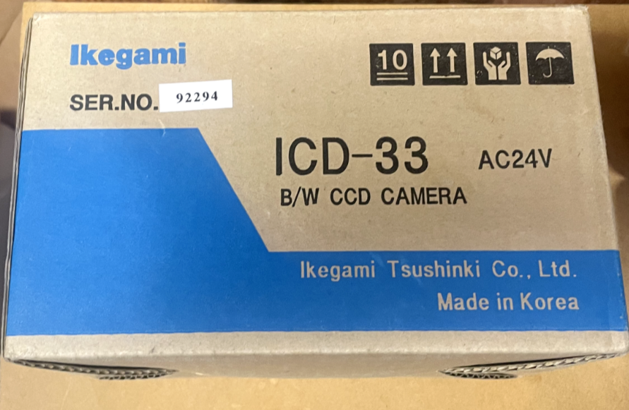 Ikegami ICD-33 B/W CCD Camera (AC24V) | eBay