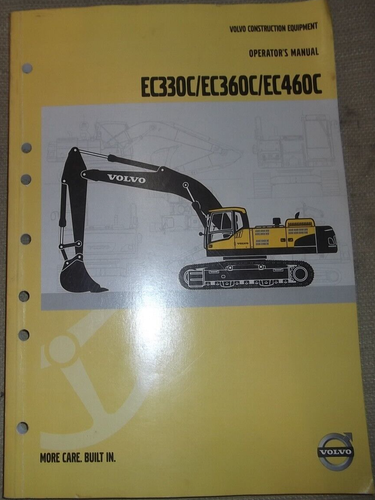 Volvo EC330C EC360C EC460C Pelleteuse Opération & Maintenance Manuel ...