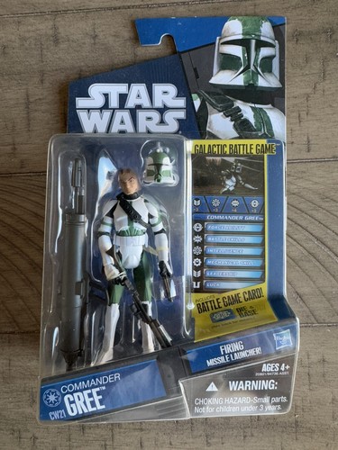 Star Wars The Clone Wars Commander Gree 3.75” CW21 Action Figure Sealed ...