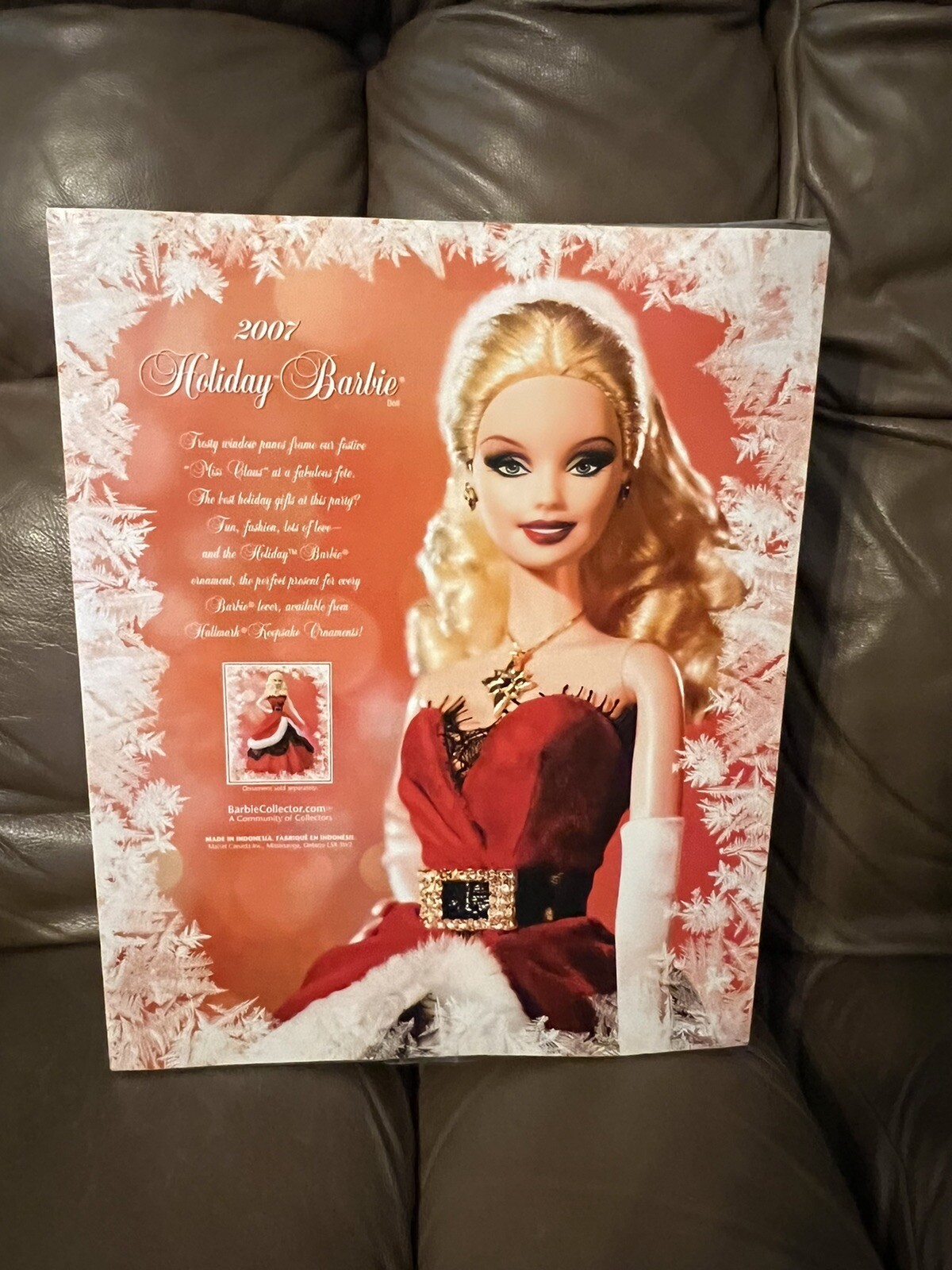 2007 Holiday Barbie Collector Edition K7958 Mattel Christmas Doll for ...