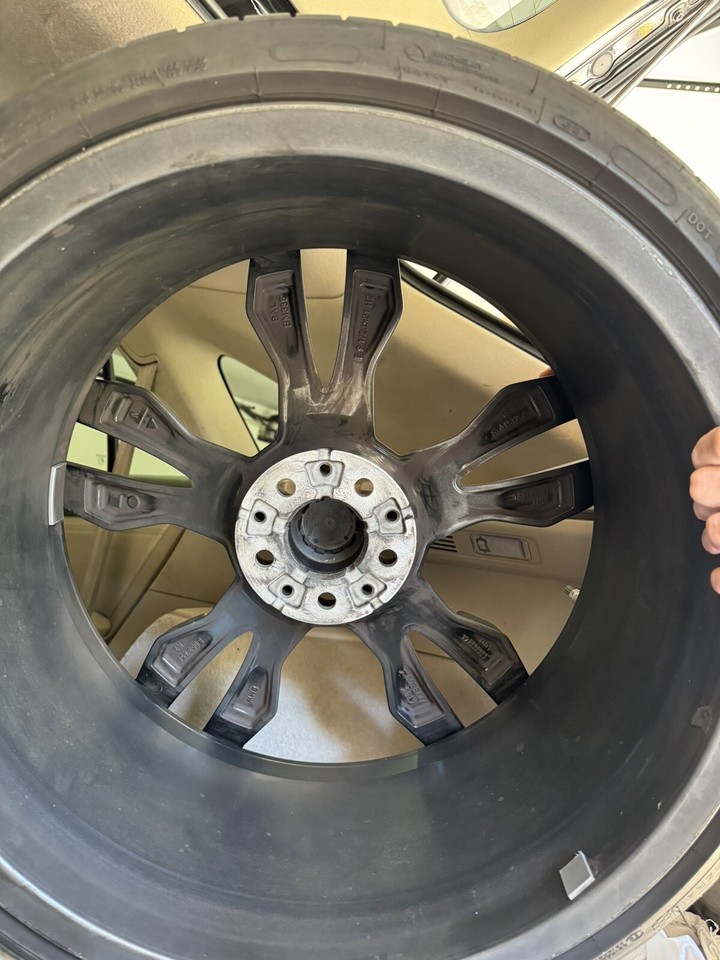 21 inch BMW Genuine OEM 718M Titanium Wheels Set with Michelin Pilot 4S ...