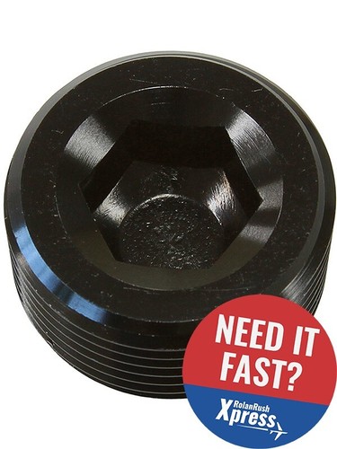 Aeroflow NPT Plug 1/4 Inch Black AF932-04BLK | eBay