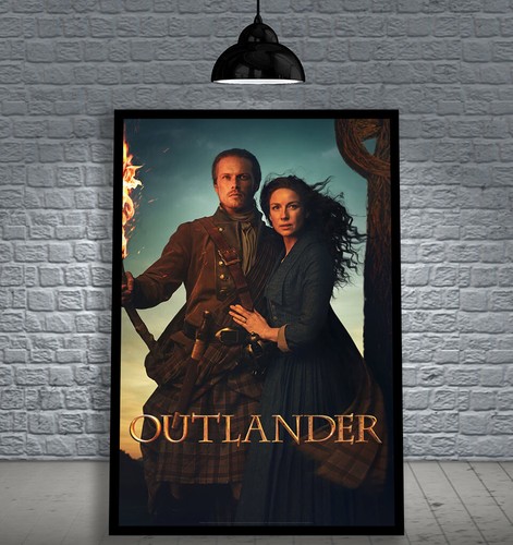 OUTLANDER TV SERIES FRAMED MOVIE POSTER PRINT CINEMA A1 & 60X40CM ...