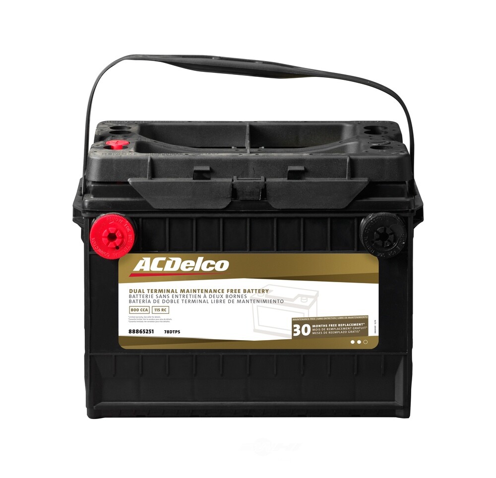 Vehicle Battery-30 Month Warranty Dual Terminal ACDelco 78DTPS for sale ...