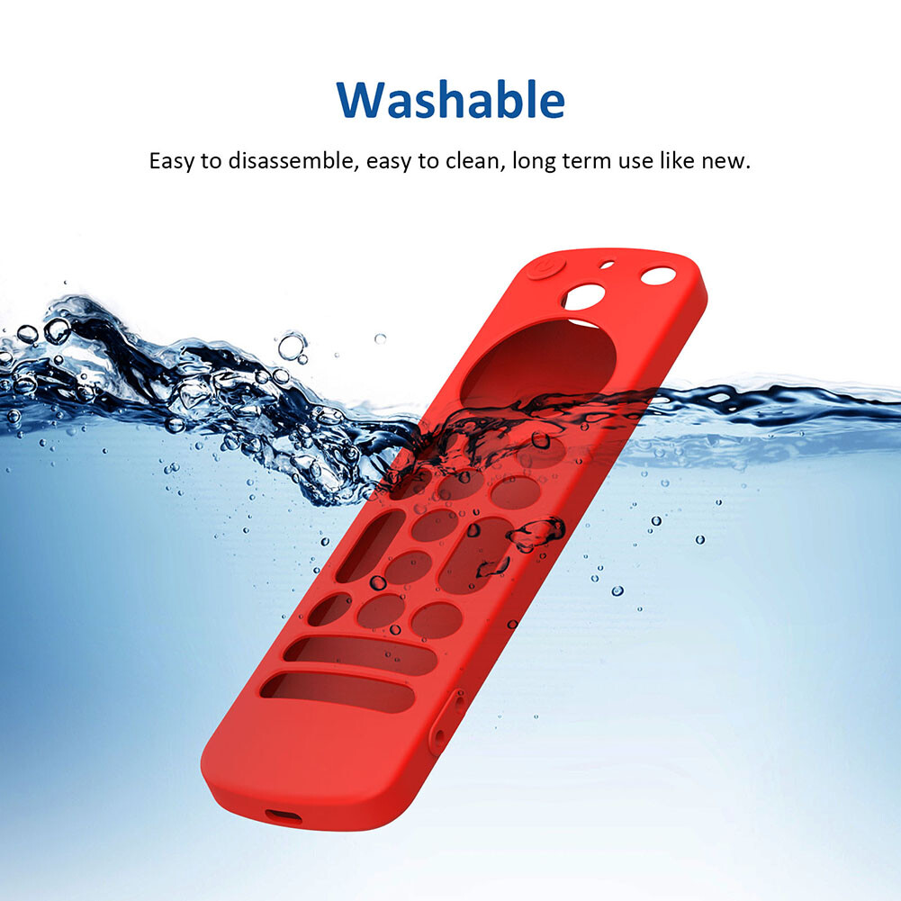 Remote Control Protective Sleeve for Amazon Alexa Voice Remote Pro (Red ...