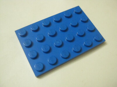 Lego x3 Blue 4x6 Plate, 3032 (028-362) | eBay