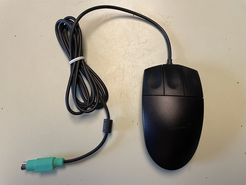 Gray HP PS-2 Wired Keyboard 5185-1596 Compaq PS-2 Wired Keyboard PS-2 ...