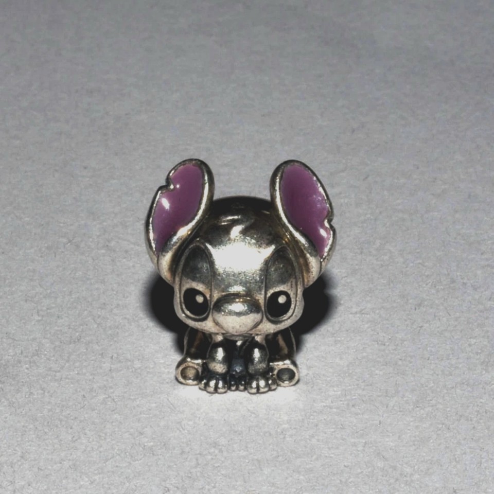Pandora 925 Silver Lilo & Stitch Enamel Charm 798844C01 Pre-owned Item ...