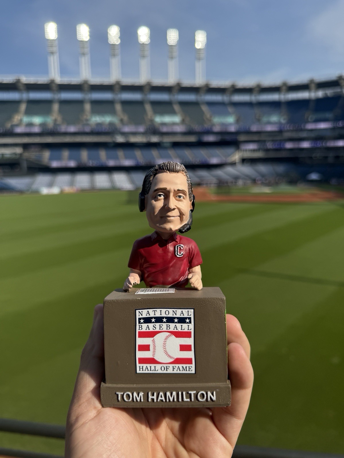 Tom Hamilton HOF Bobblehead Cleveland Guardians 2025 SGA 8/16/25 | eBay