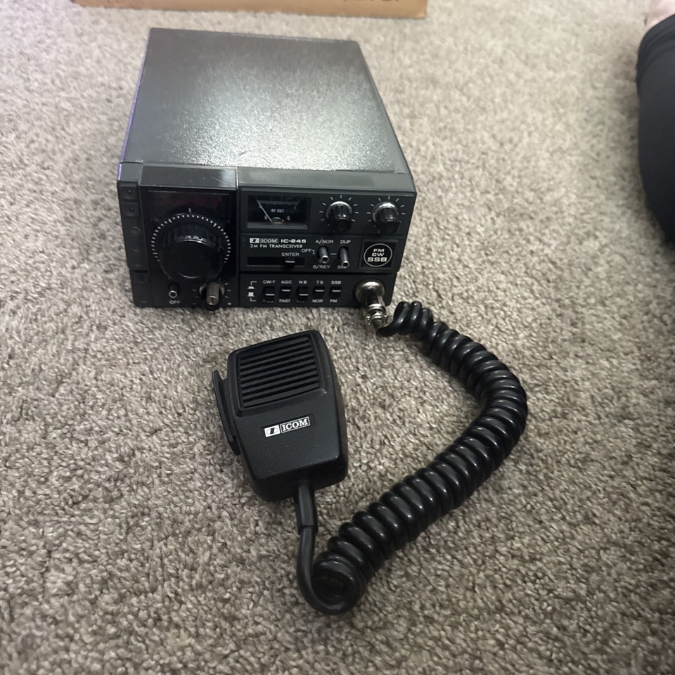 icom IC-245 2M all mode FM/SSB/CW mobile portable ham transceiver ...