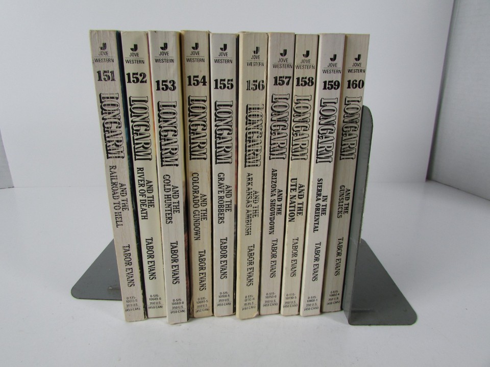 Longarm Western Series Books #151-# 200 Tabor Evans Fiction Vintage Lot ...