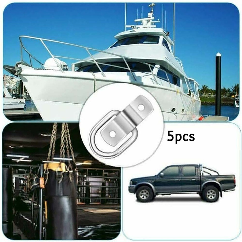 Load Anchor D-shaped Pull Ring Trailer Forged Lashing Truck D Rings ...