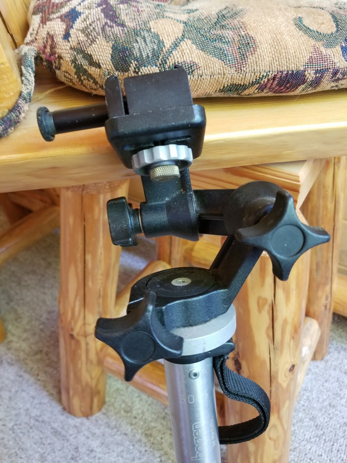 BOGEN MODEL 3016 MONOPOD MANUFACTURED + Bogen 3025 3-D Head Tripod Head ...