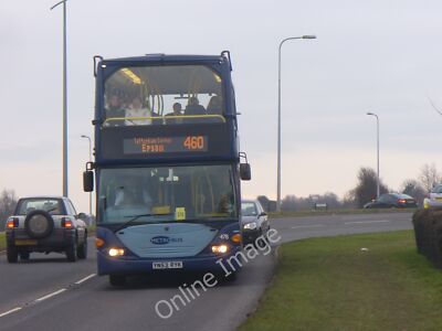 Photo 6x4 Metrobus on Epsom Downs Epsom bound bus passing the ...