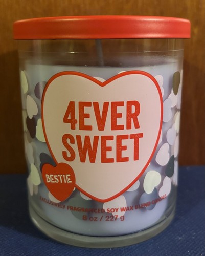Bath & Body Works SWEETHEARTS 4EVER SWEET Single Wick 8 oz. Candle ...