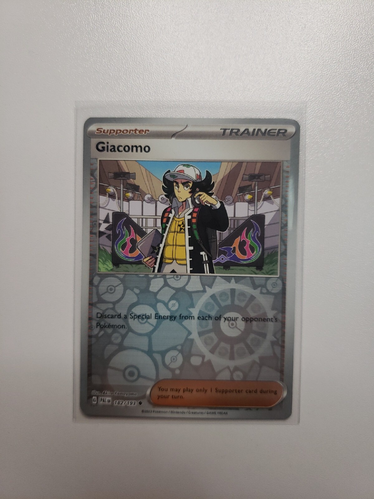 Giacomo 182/193 Reverse Holo - Pokemon Paldea Evolved Trainer Card | eBay