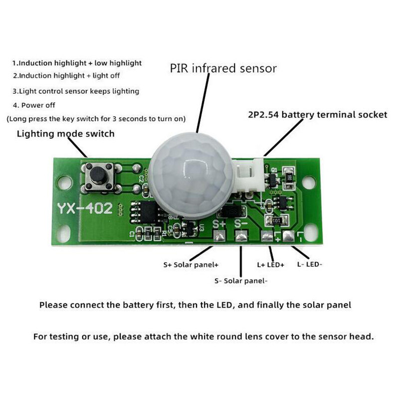 Indoor Motion Sensor Boards 10pcs 3.7V Infrared PIR Motion Body Sensor