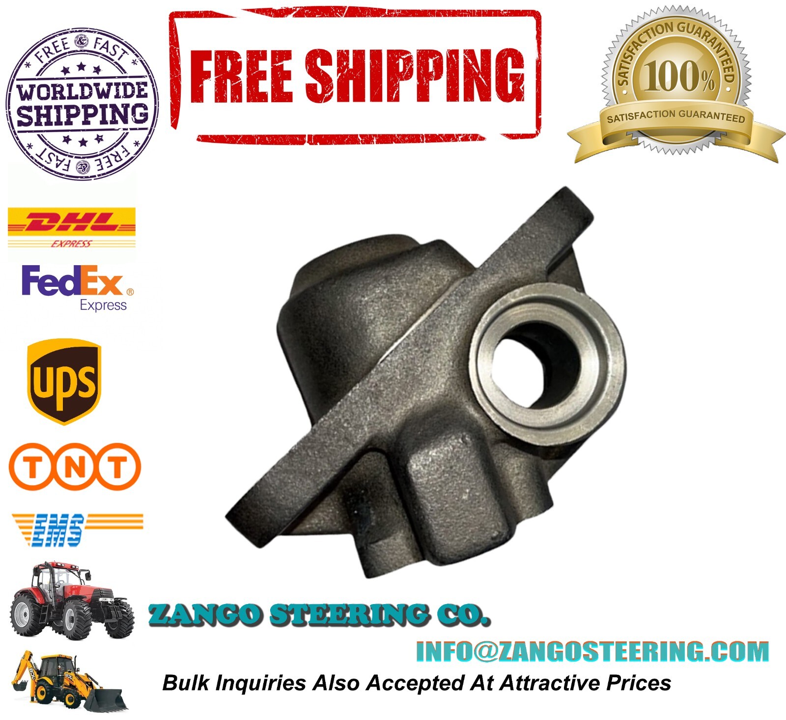 STEERING BOX HOUSING FITS FOR KUBOTA OEM PART NO. 34150-16113--FREE ...