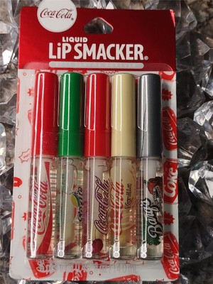 COCA COLA Liquid Lip Smacker Coca Cola,Sprite,Barq's Root Beer 5 Pack ...