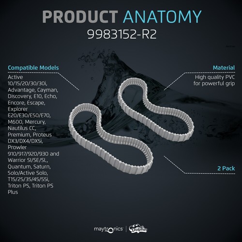 Maytronics Dolphin Tracks - Grey (9983152-R2) for sale online | eBay