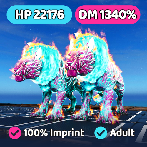 ARK Survival Ascended Pyromane PVE 1340%DM Top Stat Pyro Imprint PS ...