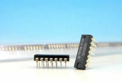 2 x Genuine SN7495AN 7495 TI 4-Bit Parallel-Access Shift Register IC ...