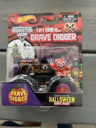 HOT WHEELS MONSTER JAM GRAVE DIGGER Halloween 2013 LIMITED CHASE ...