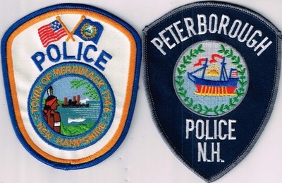 pick 1 New Hampshire Police patch: Merrimack Police; or Peterborough ...