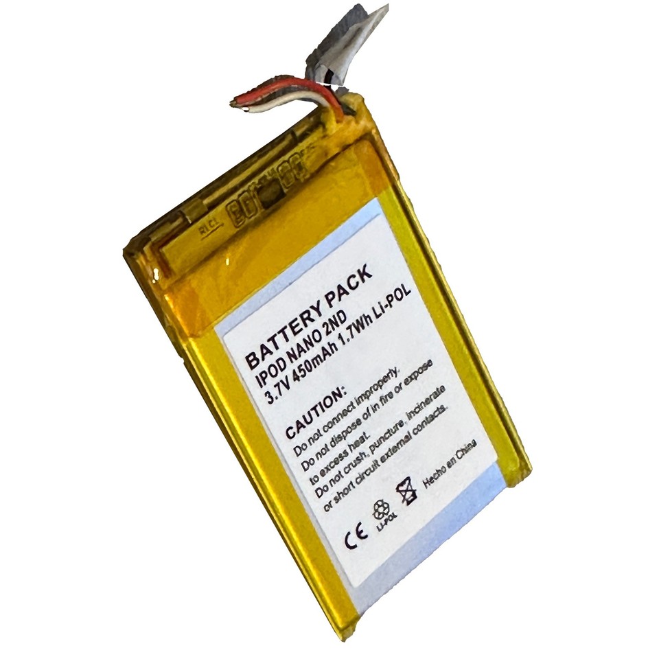 Battery for Apple iPod Nano 2nd Generation Gen 616-0282 2gb 8gb A1199 ...