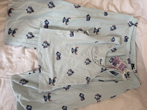 Primark Disney Lilo and Stitch Women's Summer Pyjamas Size Medium | eBay UK