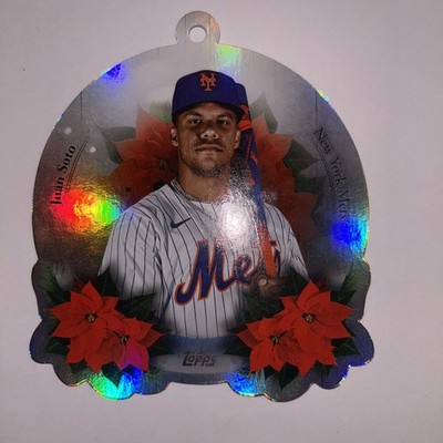 2025 Topps Holiday Juan Soto Die Cut Christmas Tree Ornament OO11 🎄New ...
