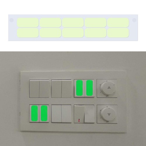 Night Decorative Luminous Switch Stickers Bedroom Decor Home Vinyl ...