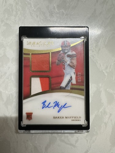 2018 Panini Immaculate Signature #/99 Baker Mayfield RPA Rookie Patch Auto RC | eBay