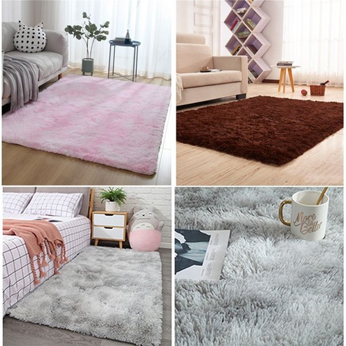 50x80cm Hairy Fur Rugs Long Hair Imitation Wool Pad Sofa Cushion Rugs ...