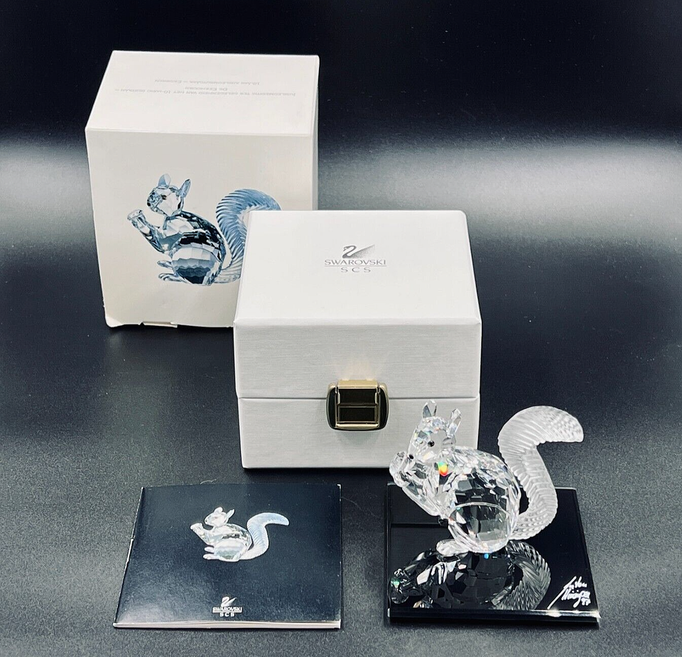 SWAROVSKI SCS CRYSTAL 10TH ANNIVERSARY SQUIRREL 7400 097 001, MIB ...