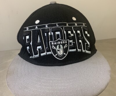 Oakland Raiders NFL Football Team Apparel Snapback Hat 100% Acrylic ...