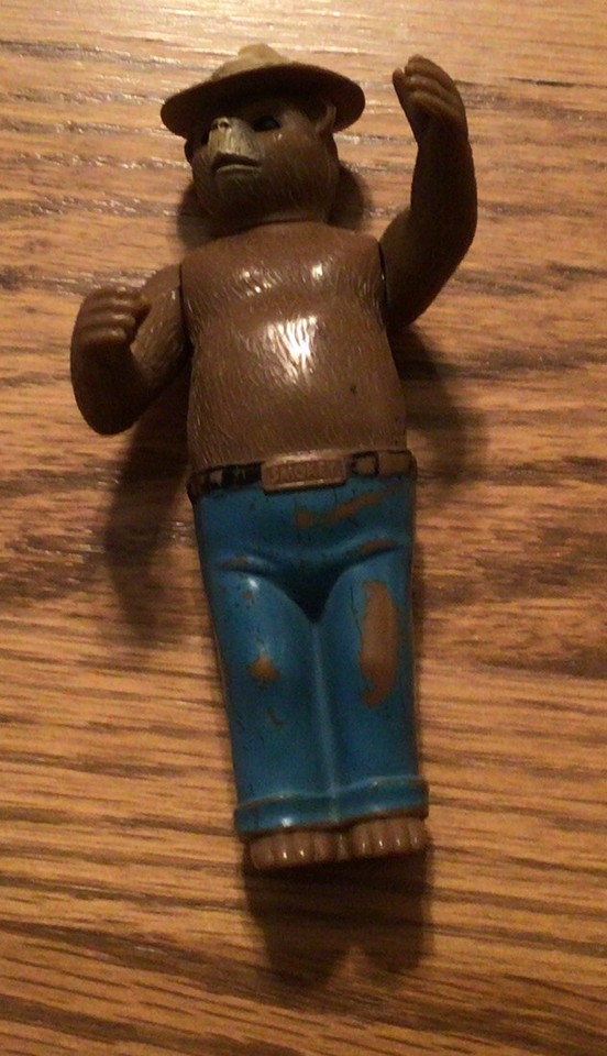 Vintage Tonka Smokey Bear Figure Jointed Arms | eBay