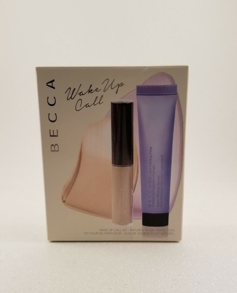 Becca WAKE UP CALL KIT Natural Glow Travel Duo Priming Filter Skin ...
