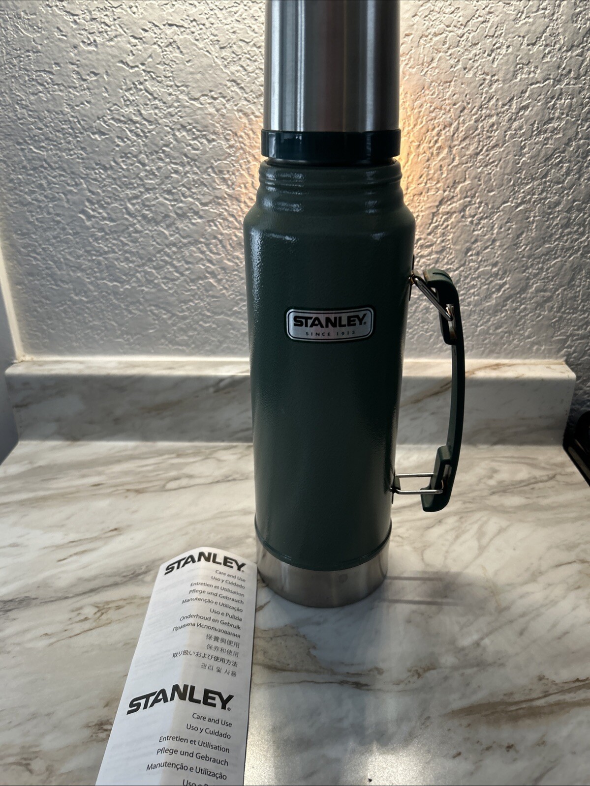 Stanley Insulated Steel Thermos Bottle Green. China
