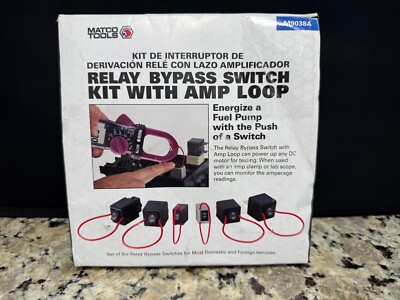 MATCO TOOLS M9038A SET OF SIX RELAY BYPASS SWITCH KIT W/AMP LOOP | eBay