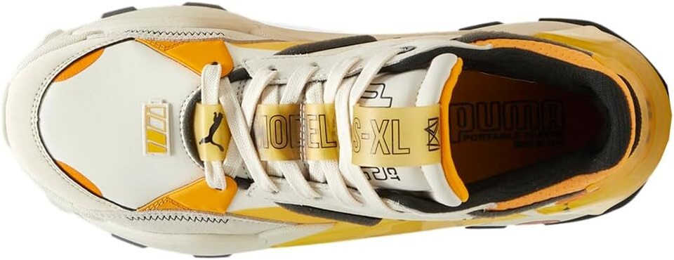 Puma RS-XL Disc Lace Up Sneakers RS RSX White- Yellow | eBay
