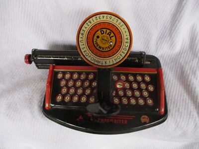 Vintage 1940's MARX Junior Dial Toy Typewriter | eBay