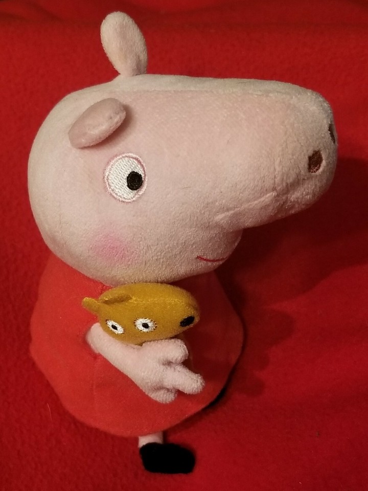 Peppa Pig Ty 6" Plush Beanie Cartoon Network Nick Jr. Neville Astley ...