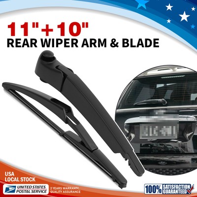 Pair All season Rear Windshield Wiper Blades 11"+10" Wiper Arm&Blade ...