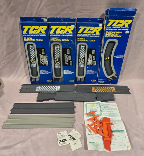 GROUP IDEAL TCR TOTAL CONTROL RACING SLOTLESS TRACK 12" 15" SOME IN ...