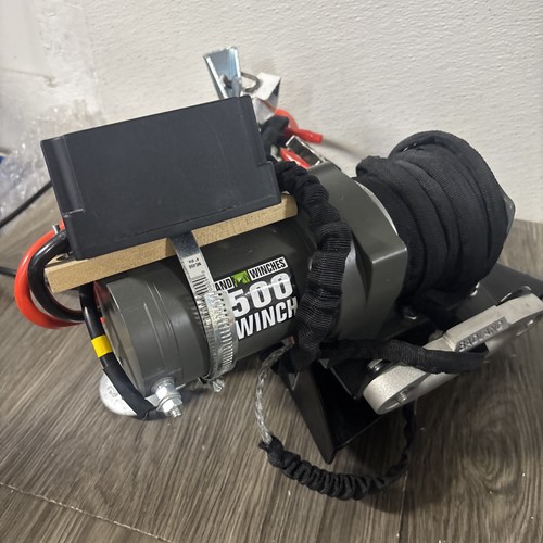 Badland 2500lb Winch Wireless Remote Control On Tow Hitch Tested ...